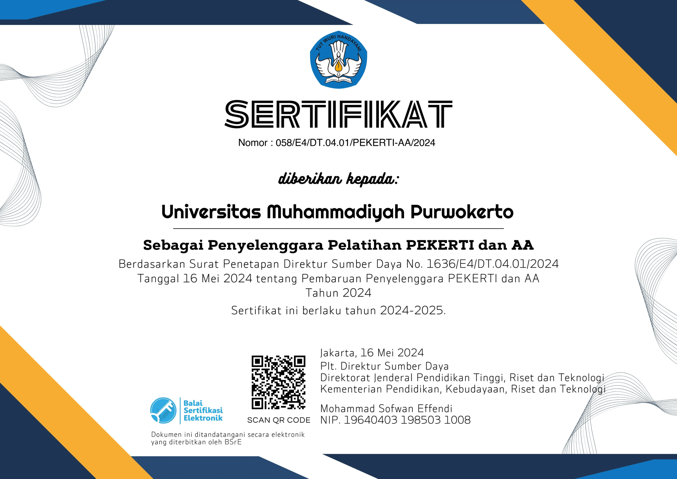 Pekerti – Lembaga Pengembangan Akademik – UMP